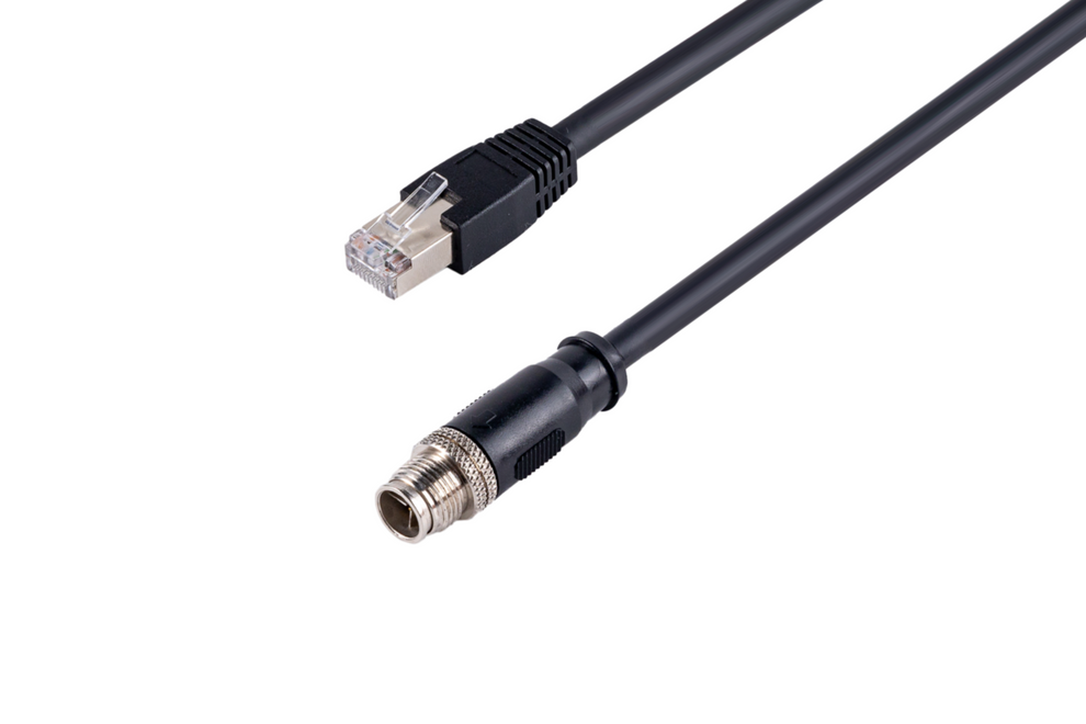 Cat.7/RJ45 to M12 X Code waterproof connector – COMOSS ELECTRONICS